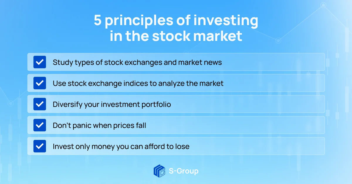 Top 5 principles of investing in the stock market